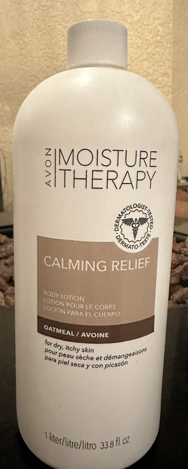 Avon~Moisture Therapy~Calming Relief Oatmeal Body Lotion~Bonus Size~33. ...