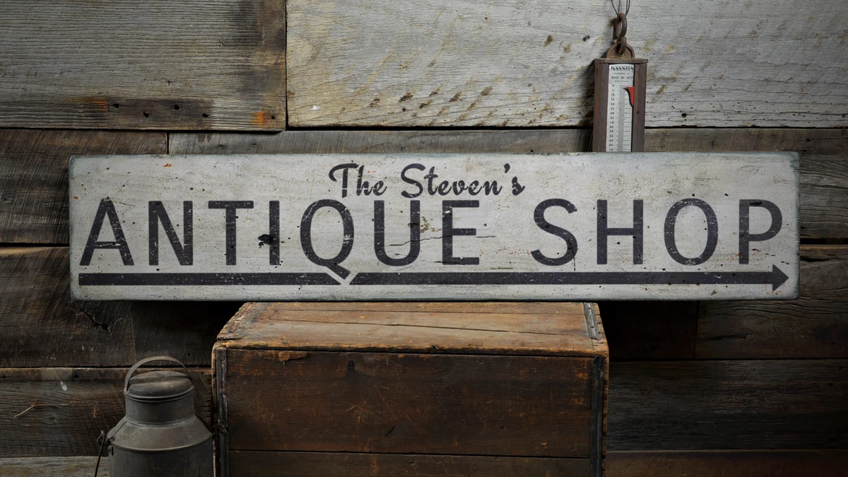 Antique Shop Sign