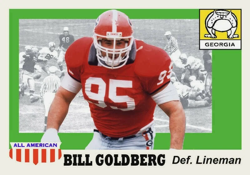 Bill Goldberg Football Card