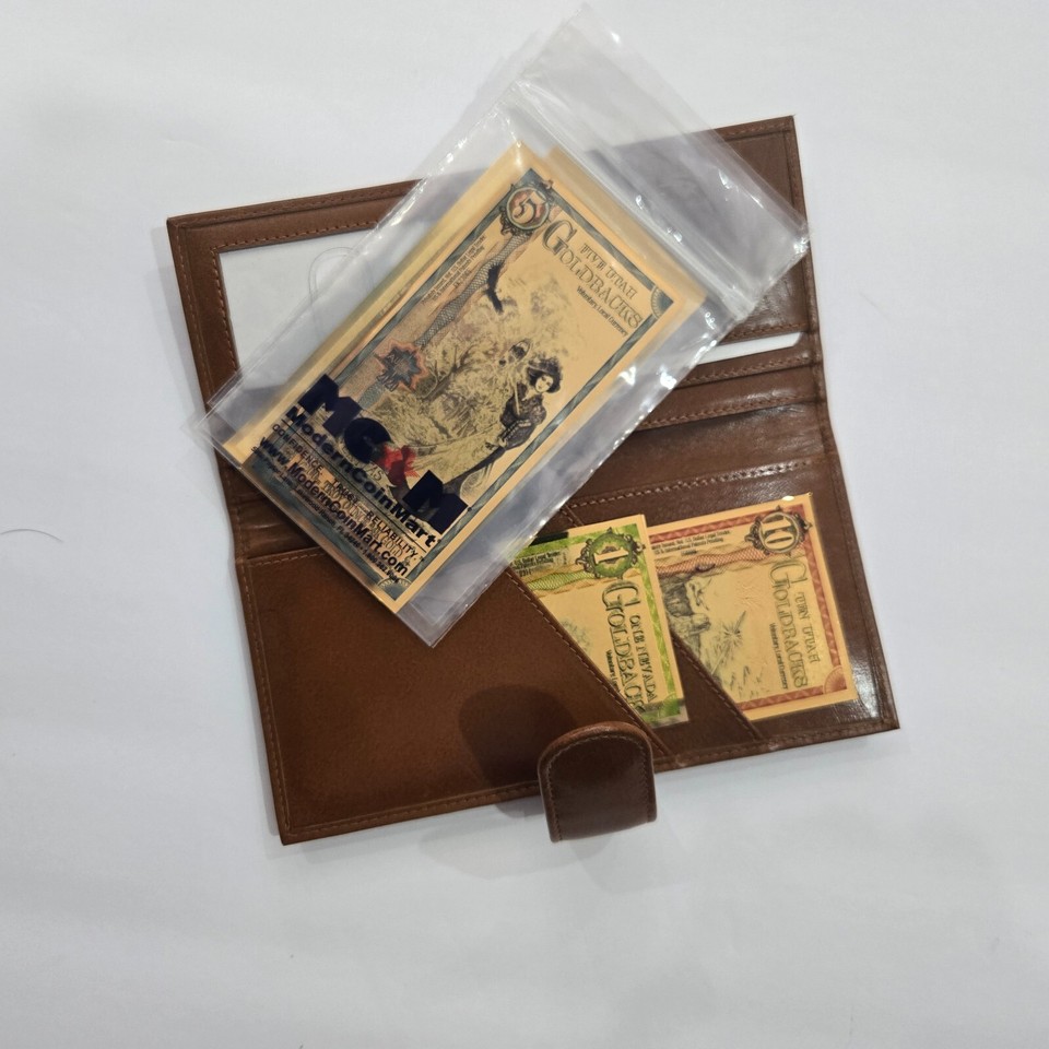 2020 Nevada, Utah Goldback Aurum Gold Foil Notes mixed lot of 24kt Gold ...