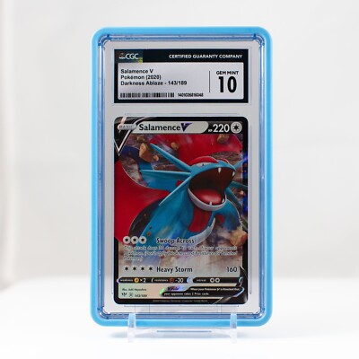 Pokémon Salamence V #143 Darkness Ablaze CGC 10 | eBay