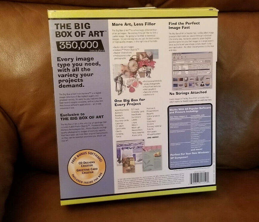 The Big Box of Art 350,000 Windows98,Windows2000,WindowsME,WindowsXP ...
