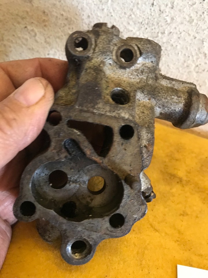 harley antique panhead shovelhead oil pump body and gears | eBay