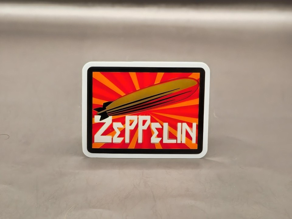 Led Zeppelin Stickers Jimmy Page Decals Angel Icarus Zoso Rock Music ...
