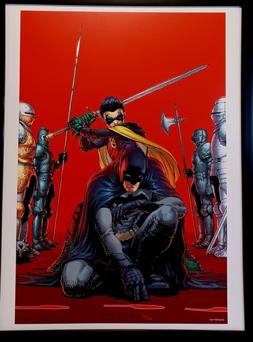 Batman and Robin by Frank Quitely FRAMED 12x16 Art Print DC Comics ...