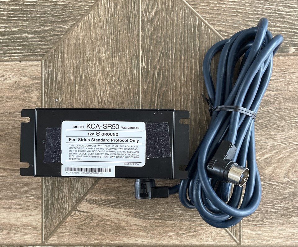 Kenwood Sirius Box KCA-SR50 To Head Unit Sirius Connect 12V Ground———-1 ...