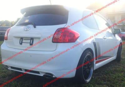TOYOTA AURIS REAR BUMPER SPOILER / REAR LIP / SKIRT / VALANCE ( 2006 ...