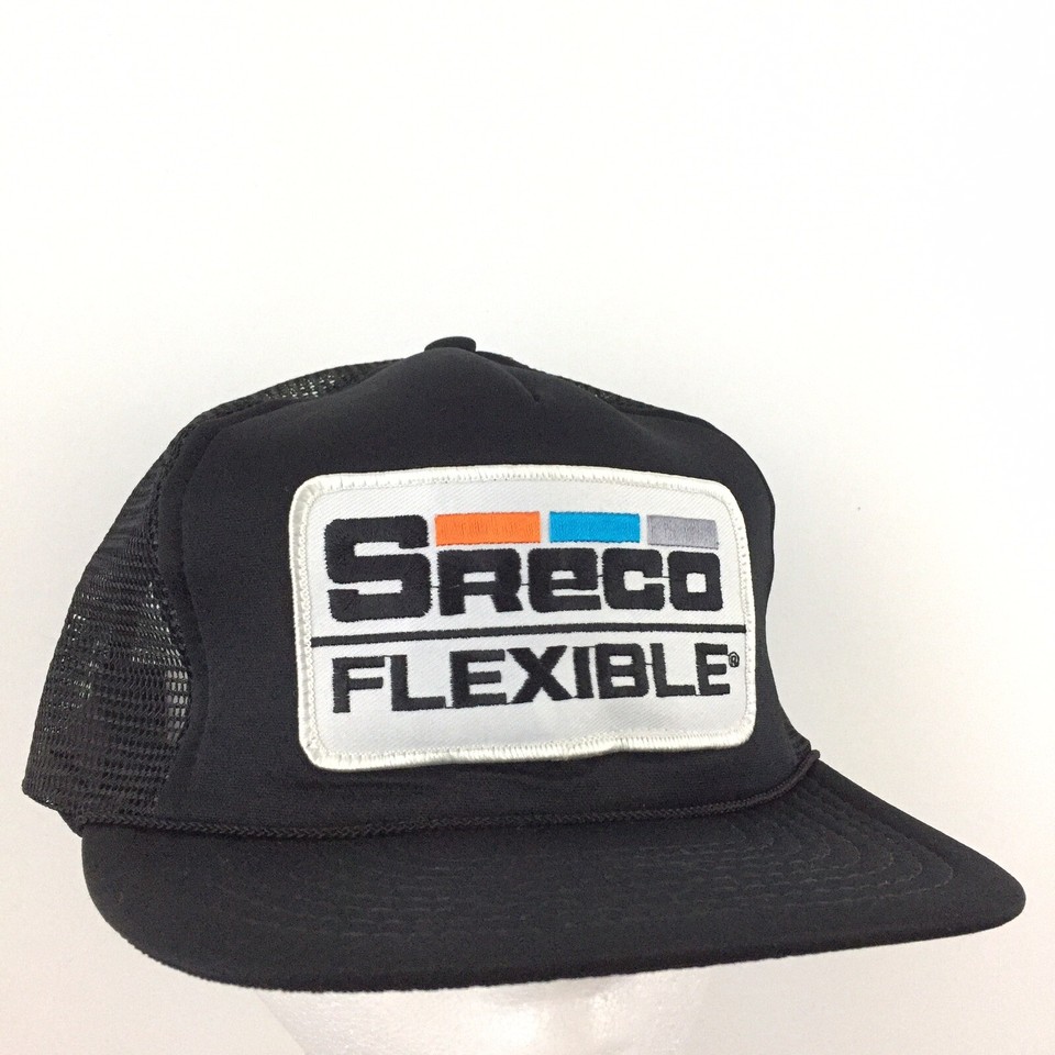 Vtg Sreco Flexible Sewer Camera Rodder Patch Cap Logo Mesh Snap Back ...