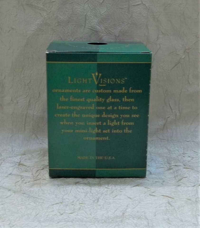 Walt Disney World 25 Years 1996 Etched Light Visions Ornament Remember ...