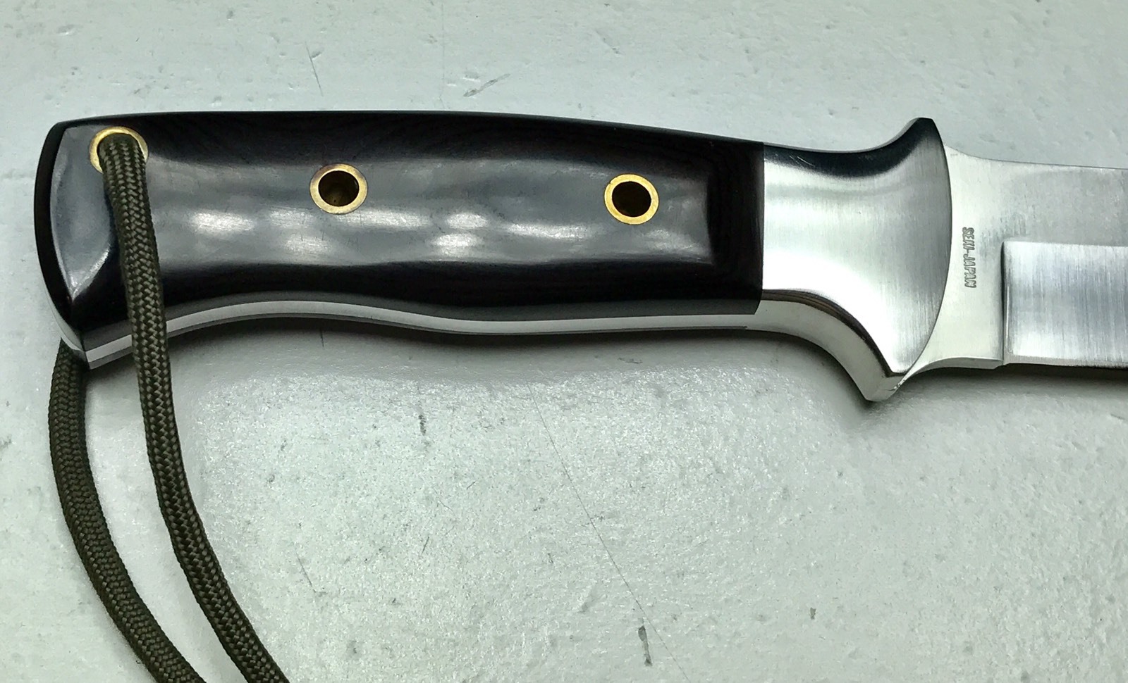 Vintage 1980' Al Mar Seki Japan Fighting Dagger Knife Sheath Box Papers ...