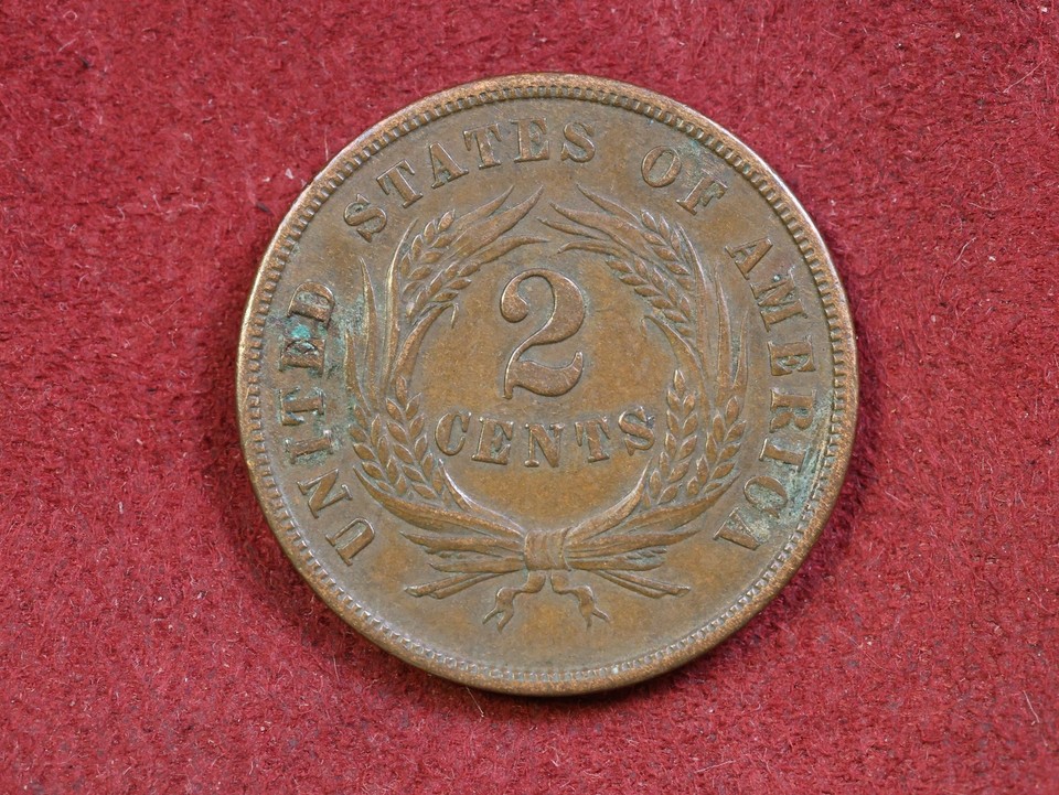 1864 2C Two Cent Piece XF sharp coin see description | eBay