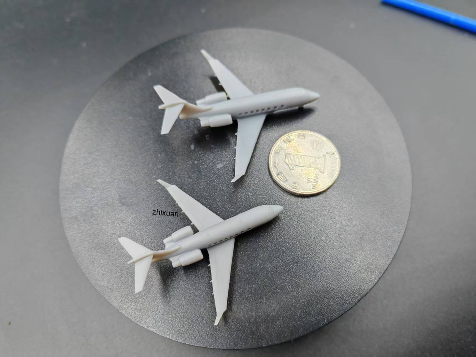 3D Printed 1/350/400/500/700 Bombardier Challenger 605 Aircraft Model ...