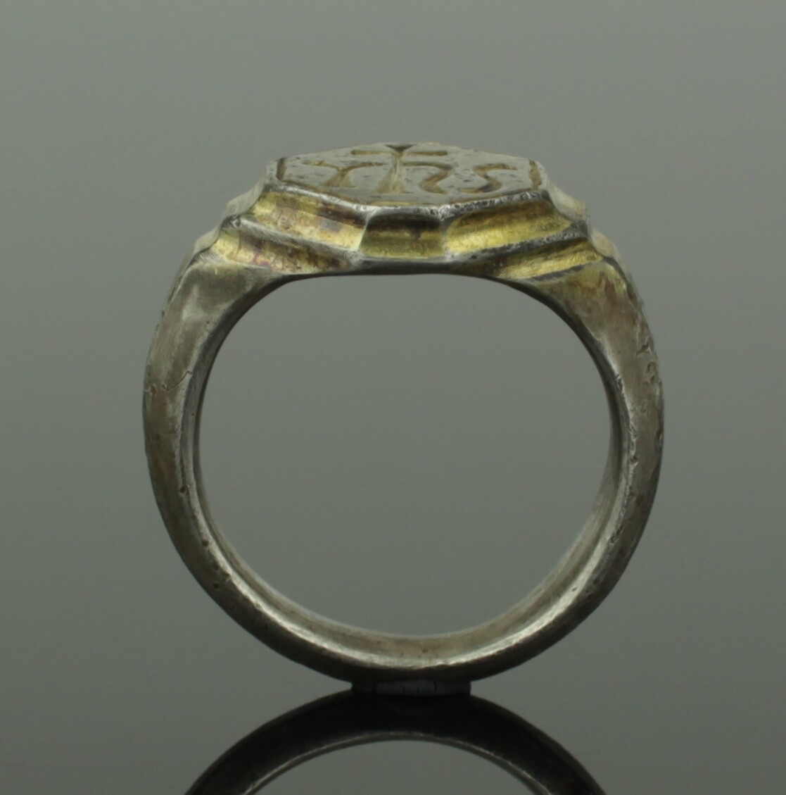 ANCIENT MEDIEVAL SILVER RING WITH CHRISTOGRAM - CIRCA 15TH C AD | eBay