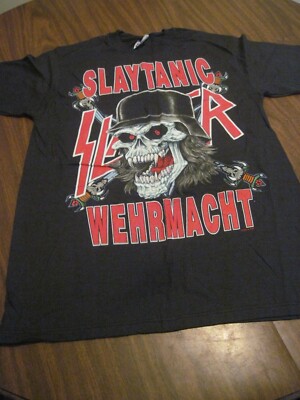 Vintage Slayer - Slaytanic Wehrmacht-World Sacrifice Tour 1989 -T Shirt ...