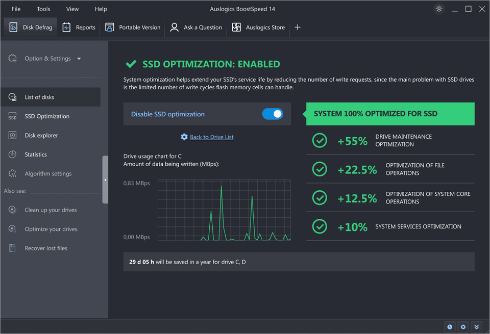 Auslogics BoostSpeed 14 Pro optimize your system, boost PC 1 year 3 PC ...