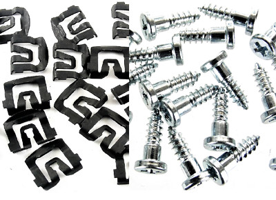 Ford F100 F150 F250 F350 Windshield Trim Molding Clips & Studs- 40pcs ...
