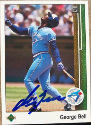 George Bell Autographed 1989 Upper Deck #255 | eBay