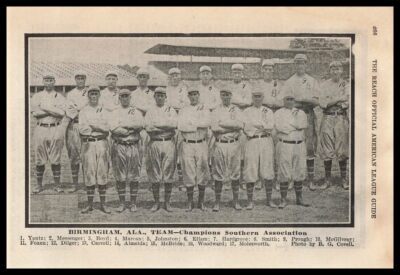 1912 Birmingham Alabama Baseball Team Photo Southern Association Champs ...