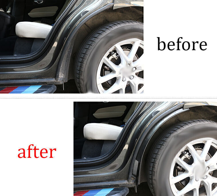 For Volvo XC60 2018-2024 Glossy Black Mud Flaps Splash Guards Fender Mudguards | eBay