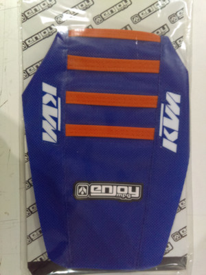 KTM SX 85 2013 - 2017 Côtelé Pince Logo Siège Housse Bleu Orange Côtes ...
