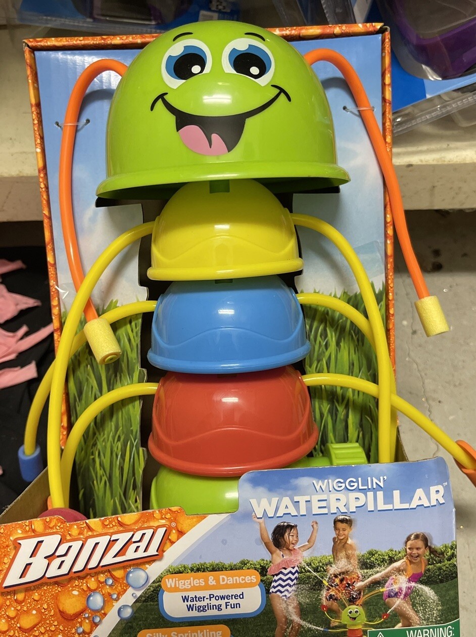 Banzai Wigglin' Waterpillar Summer Fun Water Sprinkler Water park ...