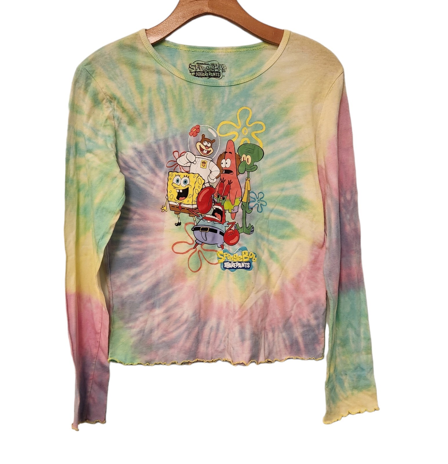 Nickelodeon Spongebob SquarePants Tie Dye Juniors Ruf… - Gem