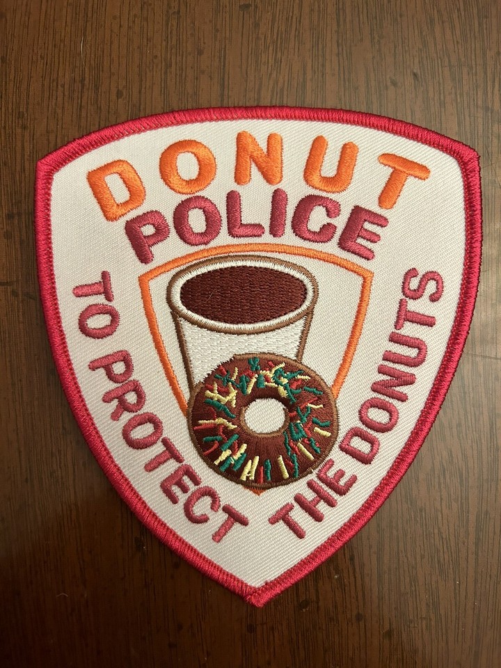Lot Of 5, Donut Police, To Protect and Serve The Donuts Patch, Novelty ...