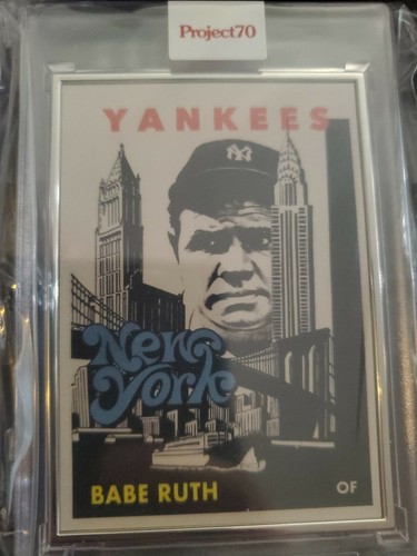 Topps PROJECT 70 Babe Ruth by Fucci artist proof to /51 SSP #367 Ready ...