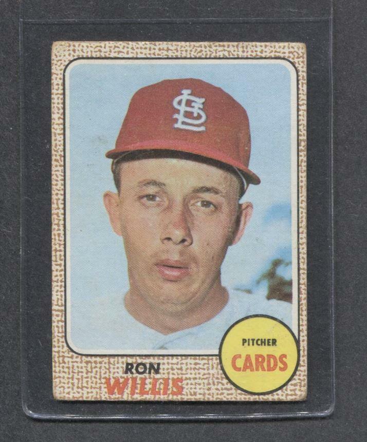1968 Topps #68 Ron Willis (Cardinals) Vg-Ex A4 | eBay