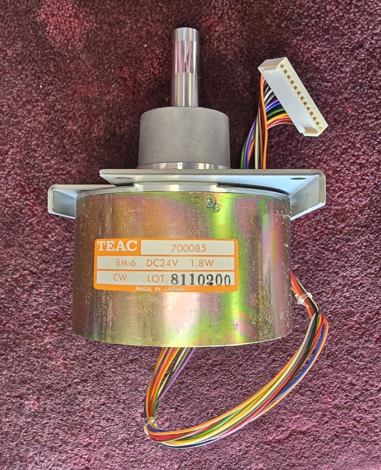 Tascam MSR-16 Reel to Reel 5370008500 DC Capstan Motor * TESTED ...