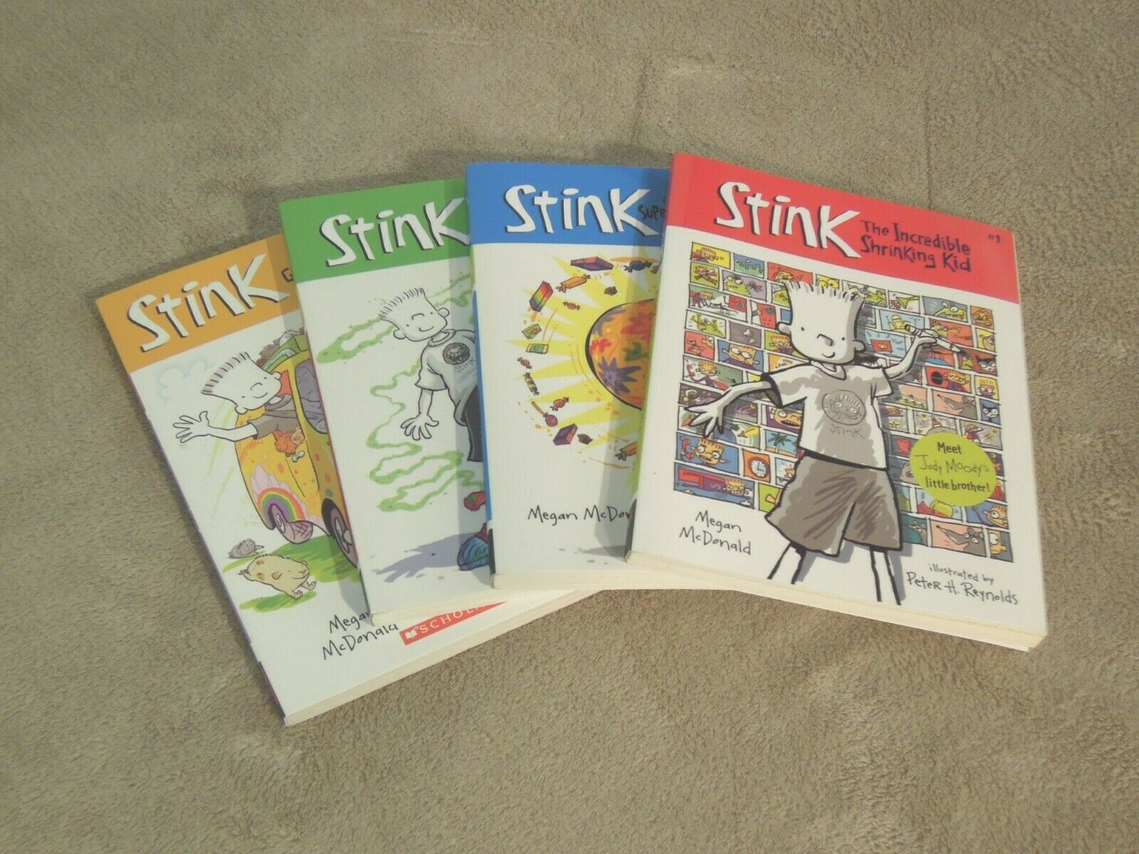Stink Book Lot of 4 Megan McDonald Children Series / #1 - #4 [B11] | eBay