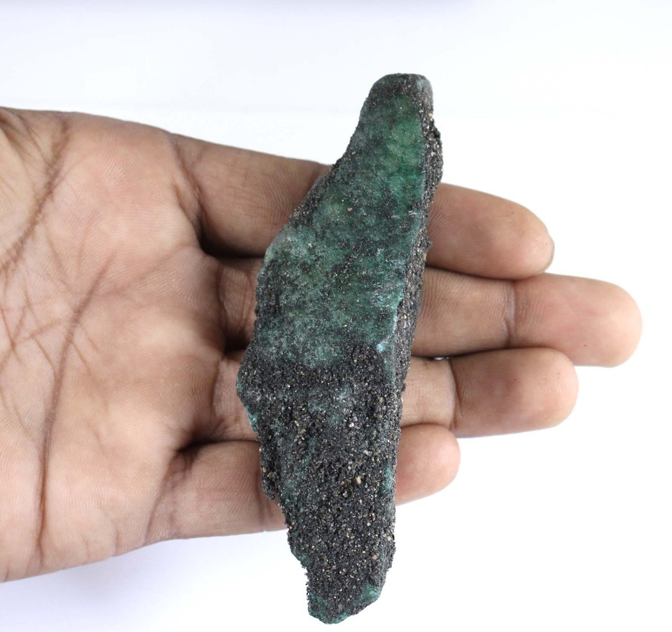 Colombia Esmeralda 227CT / 94MM Gema Natural Raw Rough T16452 Nuevo Año ...