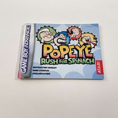 Nintendo Avanzamento di Gameboy Libretto Popeye - Rush per Spinach Eu ...