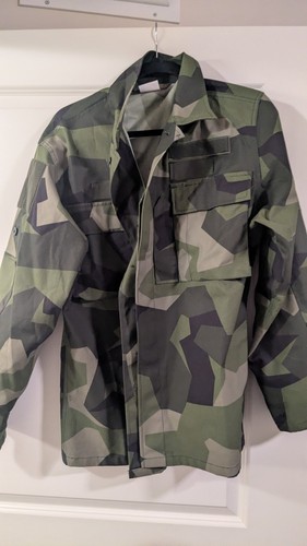 Swedish M90 Jacket Splinter Camouflage Field Combat Shirt 175-185cm 60 ...