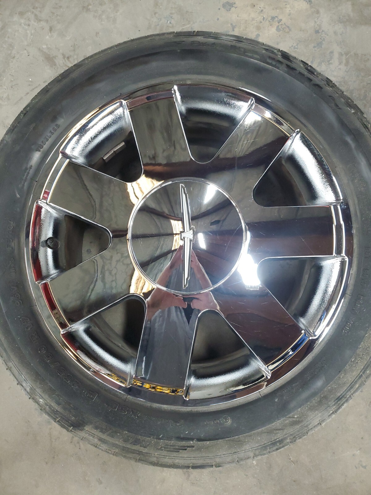 02-03 Ford Thunderbird Chrome 7 Spoke Wheel Rim Alum Alloy 17x7-1/2 OEM ...