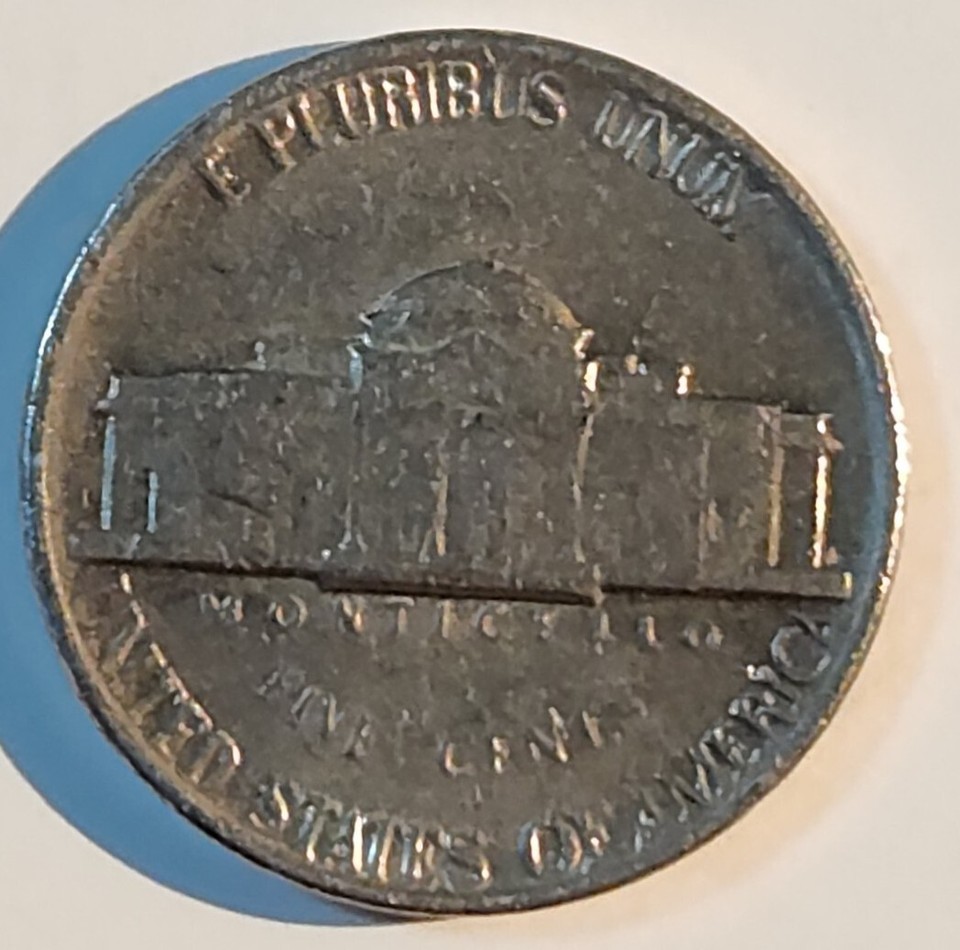 1981-P Jefferson Nickel Large Broadstrike Mint Error, Ungraded, weight ...
