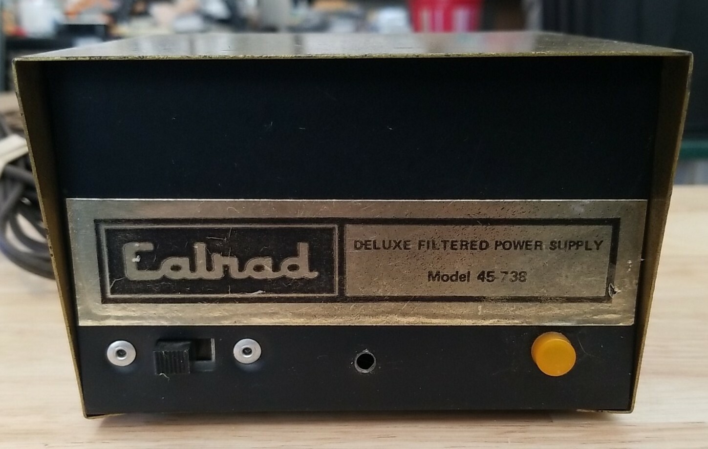 VTG CALRAD MODEL 45-738 Deluxe Filtered Power Supply 60 Watts 4 AMP ...
