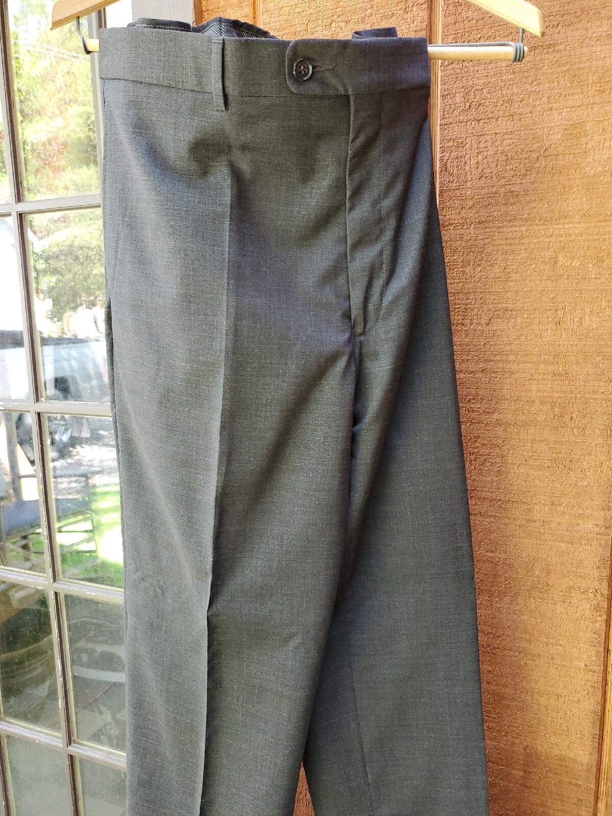 Cosani Black Wool Dress Pants Slacks Pleated Mens SZ 42 Inseam 32 NWT ...