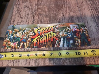 Street Fighter Collage Classic Arcade Video Game Marquee Banner 3x12 ...