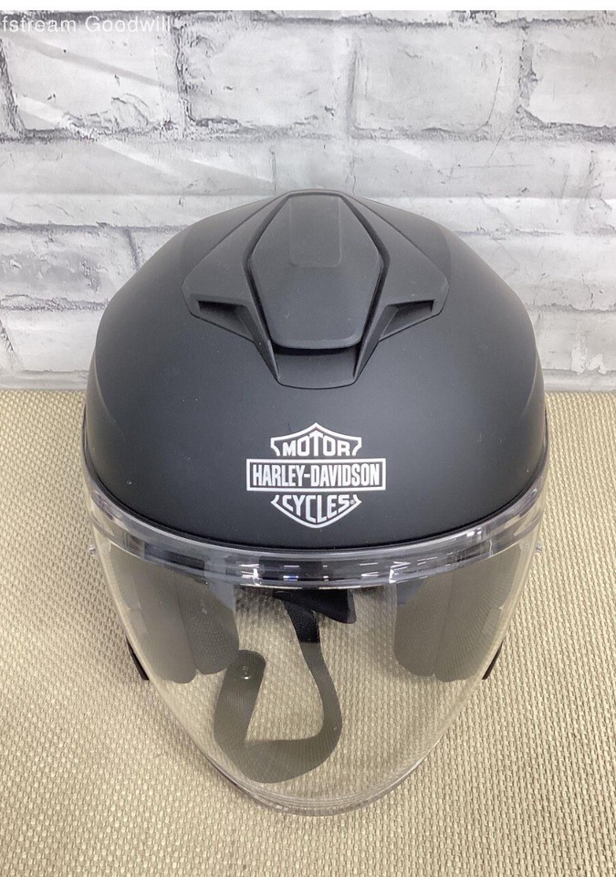 Helmet Sun Shield HARLEY DAVIDSON Open Face XL 3/4 MAYWOOD II H33 Matte ...