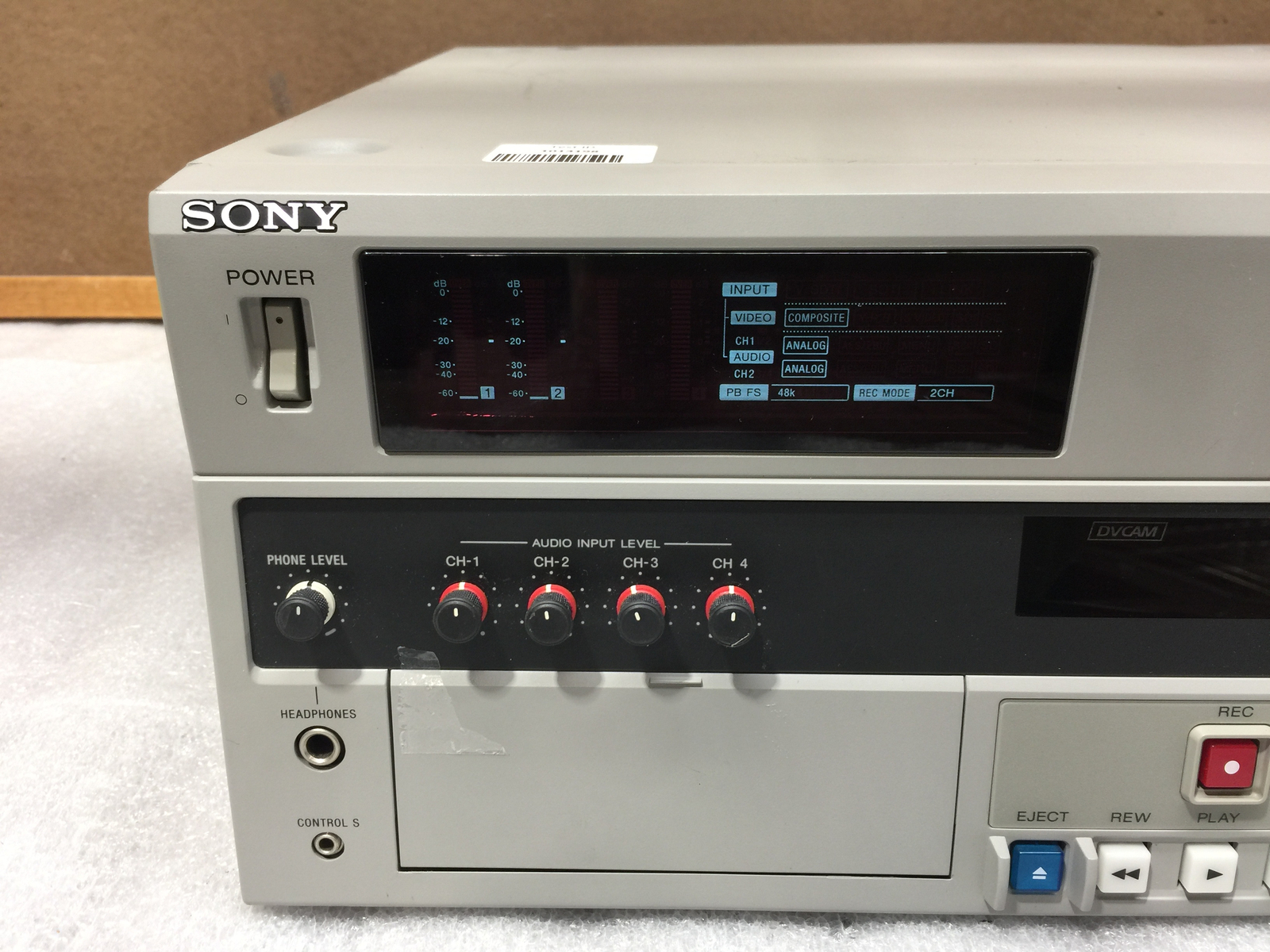 Sony DSR-1800 AP DVCAM DV MiniDV Digital Tape Player Cassette Recorder ...