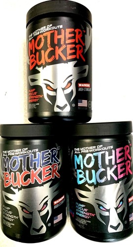 BUCKED UP MOTHER BUCKER PRE-WORKOUT Pump Focus Strength Pick Flavor ...