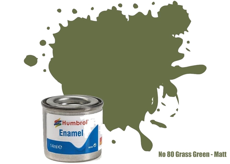 HUMBROL Enamel Model Paints 14ml tins over 100 colours Matt, Satin ...