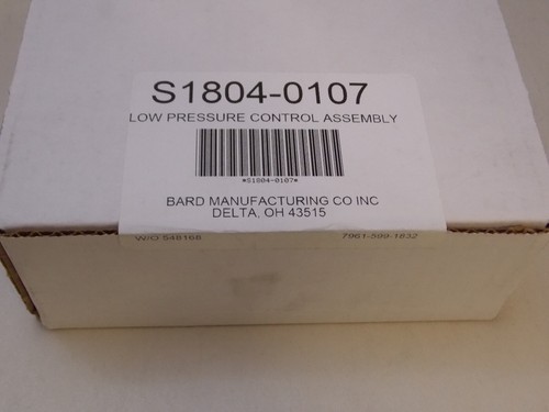 Bard S1804-0107 A/R Low Pressure Switch HVAC Control | eBay