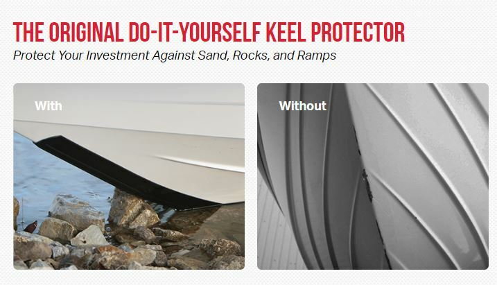 Megaware Keelguard Boat Hull Protector - Select Color and Length Boat ...