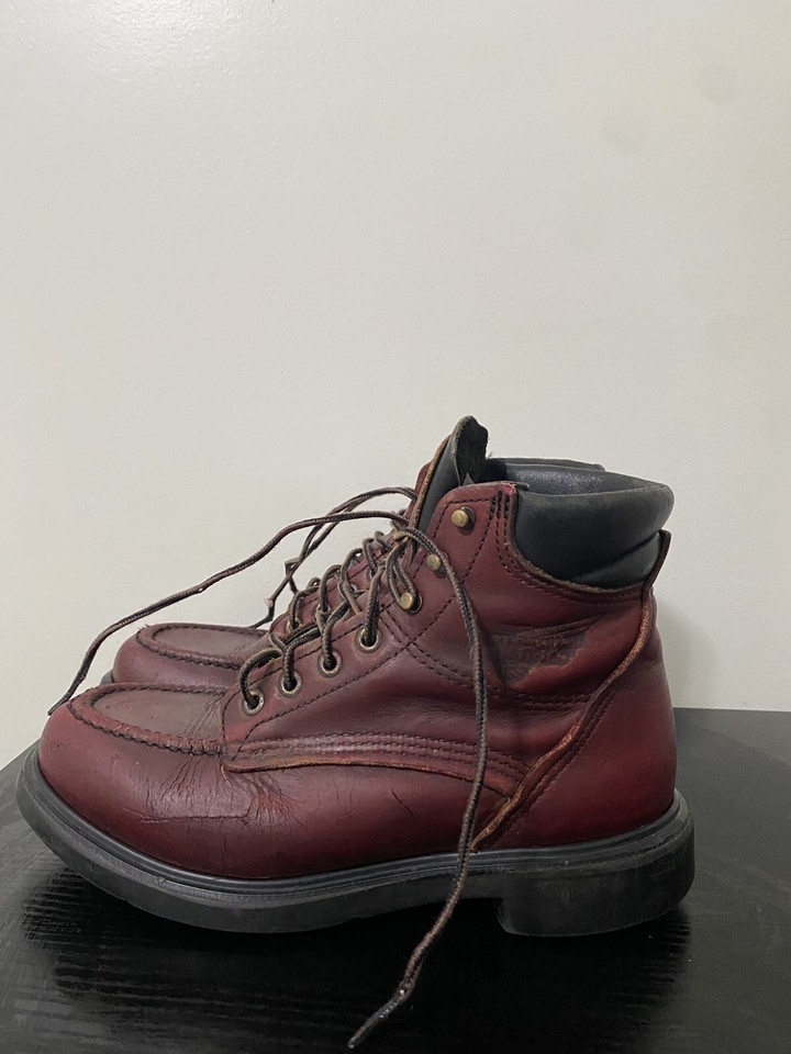 Red Wing 202 Heritage Work 6" Moc Toe Supersole Boots | eBay