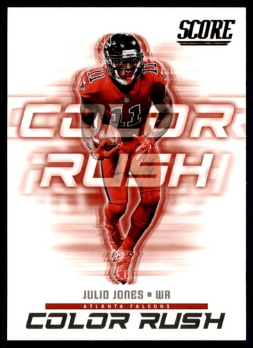 2018 Score Color Rush Julio Jones Atlanta Falcons #15 | eBay