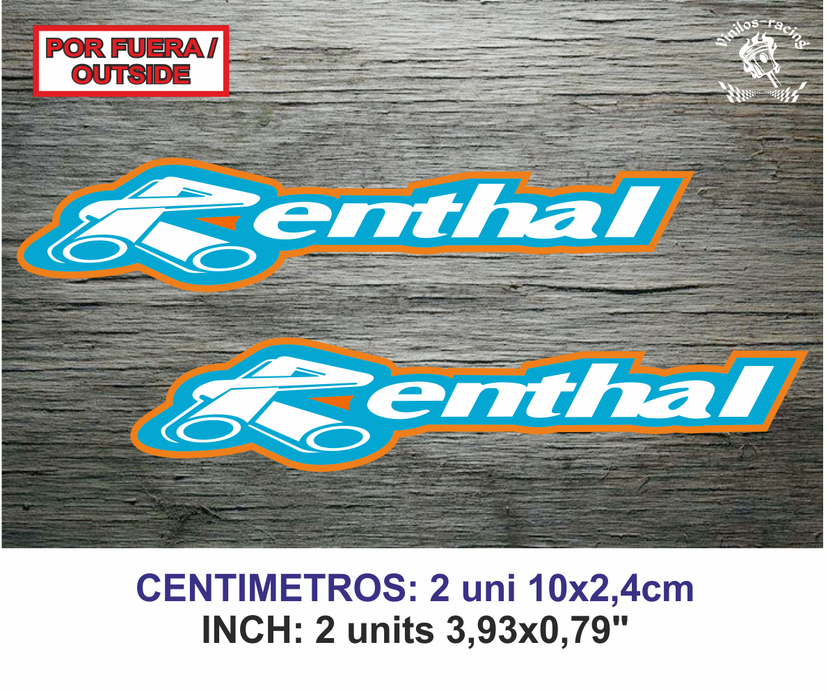 Sticker Vinilo Decal Vinyl Aufkleber Autocollant Renthal WorldWide ...