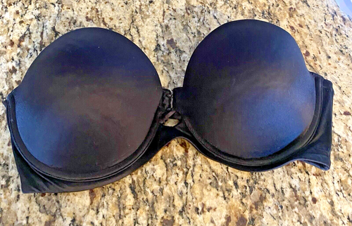 Maidenform Womens Comfort Natural Boost Strapless Multi-Way, Black Bra ...