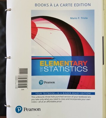 Elementary Statistics, Books A La Carte Edition (13th Edition) by ...